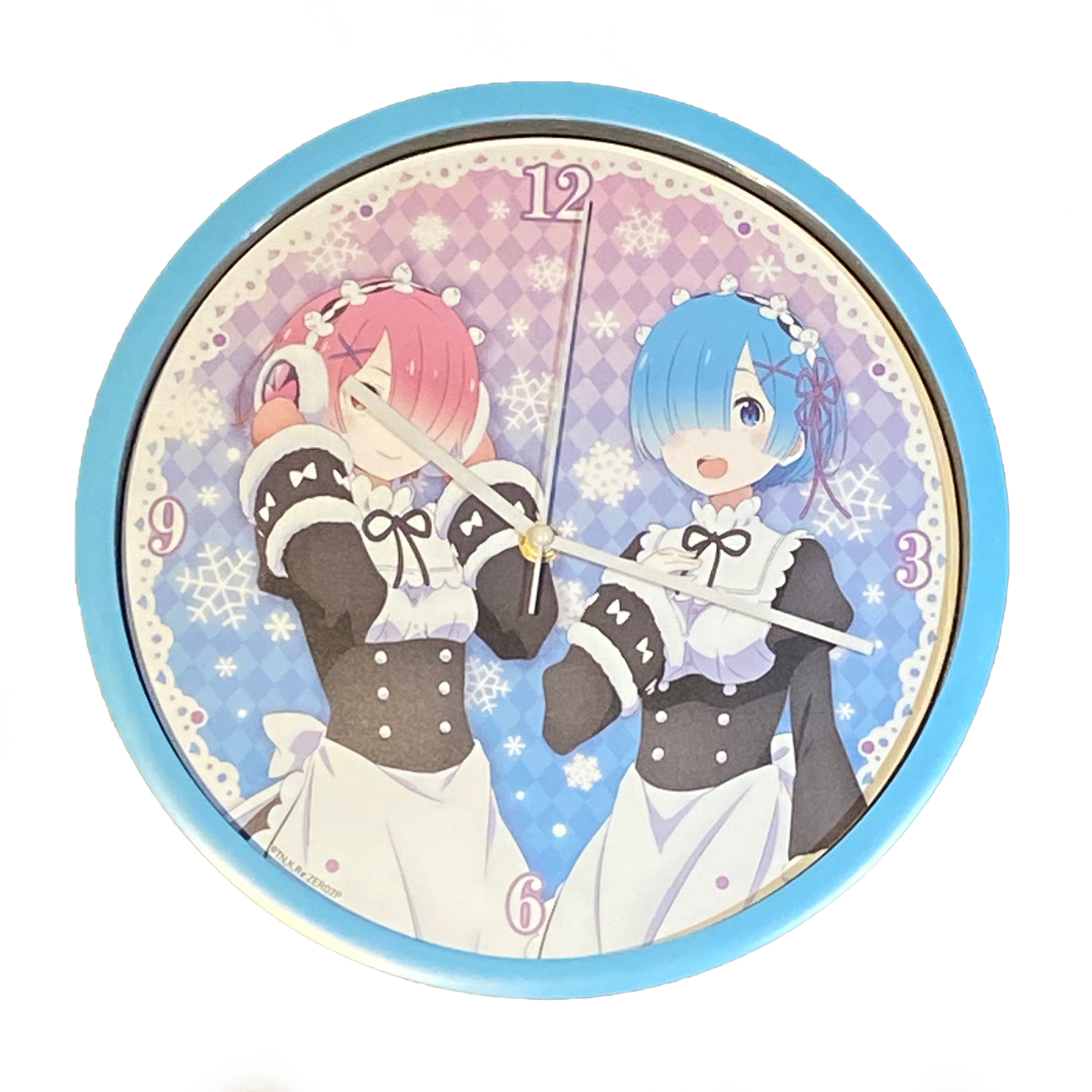 Rem & Rum - Wall Clock - Re:Zero – Akihabara Tokyo