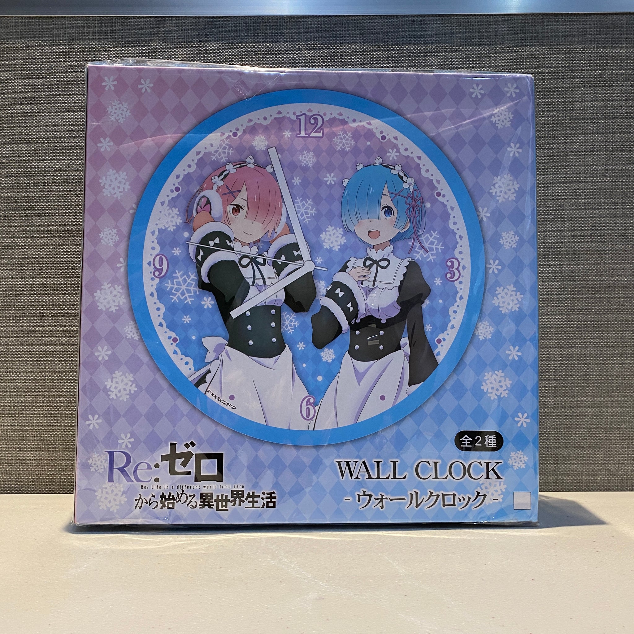 Rem & Rum - Wall Clock - Re:Zero – Akihabara Tokyo